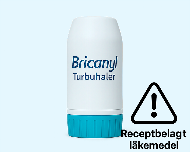 Luftrörsvidgande receptfritt - Bricanyl Turbuhaler (astmamedicin)